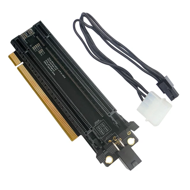 PCI-EXPRESS 4.0 X16 Gen4 Gen3 Expansion Card Dual Card Support X16 to ...