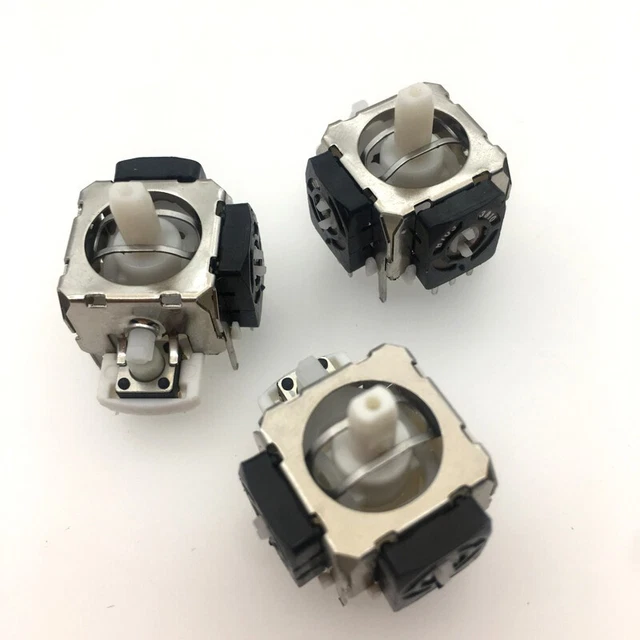 3PCS 3D ANALOG Stick Joystick Replacement Parts for Playstation 2 PS2 ...