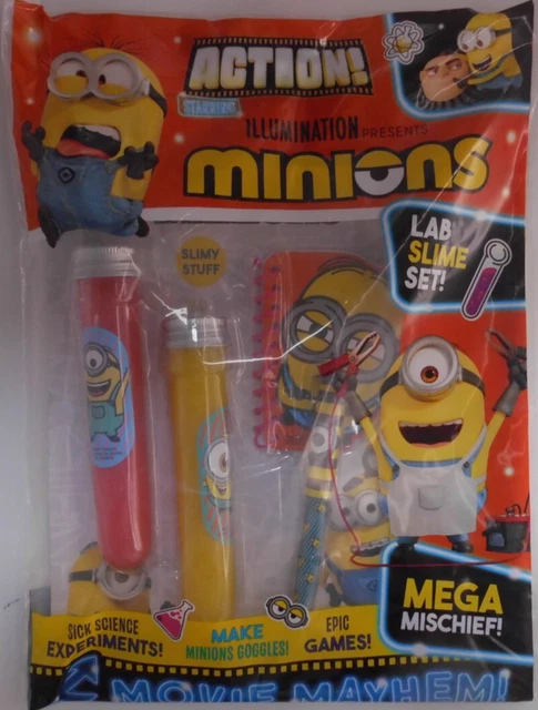 ACTION MAGAZINE #3 2025 Starring The Minions. Posters Puzzles + Lab ...