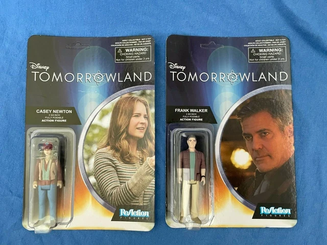 FIGURINES ARTICULÉES DISNEY TOMORROWLAND Frank Walker Casey Newton MOC ...