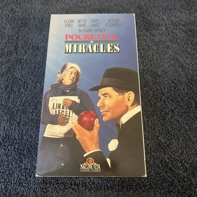 POCKETFUL OF MIRACLES (VHS) 1961 Glenn Ford, Bette Davis, Hope Lange ...