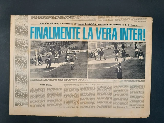 RIVISTA MILANINTER TRIONFA IL MILAN n. 33 (1968) Sormani, Milan ...