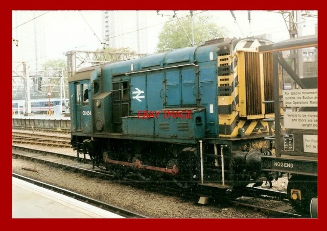 PHOTO BR Class 08 Shunter Loco No 08454 £1.65 - PicClick UK