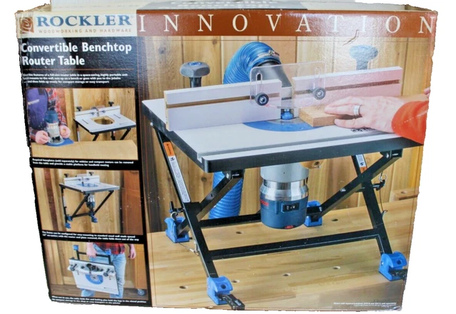 ROCKLER 51984 CONVERTIBLE Benchtop Router Table-Base Plate Sold ...