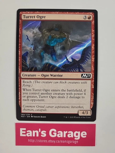 MAGIC THE GATHERING MTG Tourelle Ogre 169/274 M21 ensemble de cœurs ...