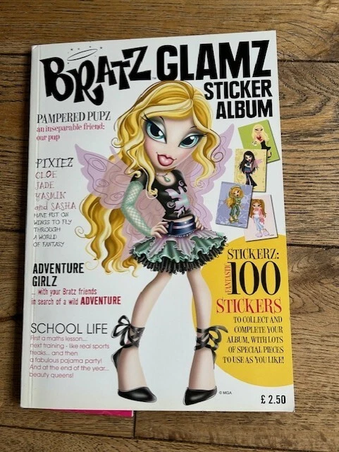COMPLETE BRATZ GLAMZ Sticker Album Collection Mint Condition + Extras £ ...