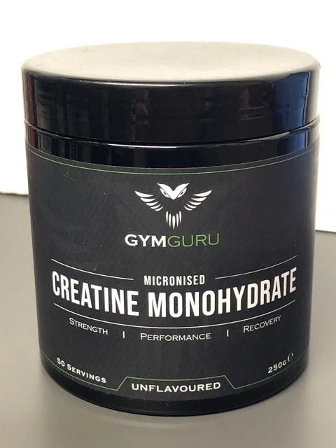 GYM GURU | Creatine Monohydrate Powder | 250G | Micronized ...