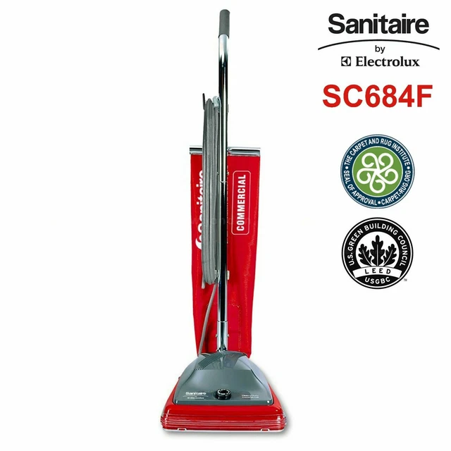 SANITAIRE® SC684F ELECTROLUX Commercial Vacuum 50 ft Cord Shake Out Bag ...