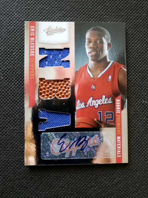 ERIC BLEDSOE 2010-11 Absolute Memorabilia Rookie Rc Auto Maglia Ball ...