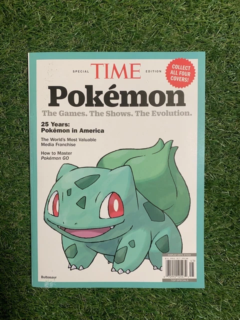 BULBASAUR 2024 TIME Magazine POKEMON SPECIAL EDITION 25 YEARS IN ...