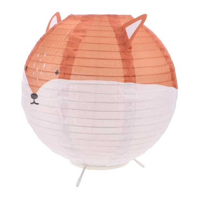 FABRIC LANTERN TABLE Lamp - Fox Shaped Foldable Lantern Night Light For ...
