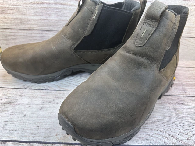 MERRELL MOAB ADVENTURE Chelsea Polar Waterproof Men's Leather Boots ...
