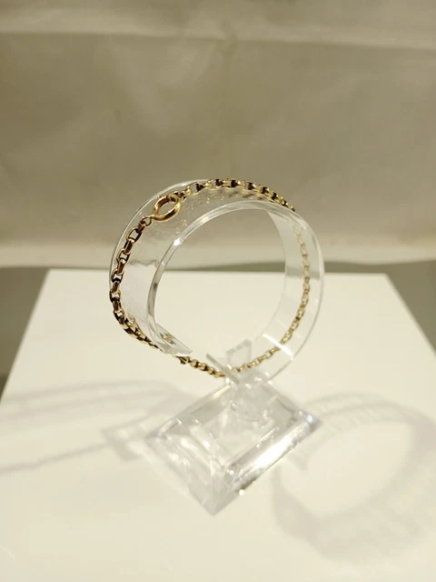 VINTAGE 9CT GOLD Bracelet 375 Chain Style 3.4g (020) £96.00 - PicClick UK