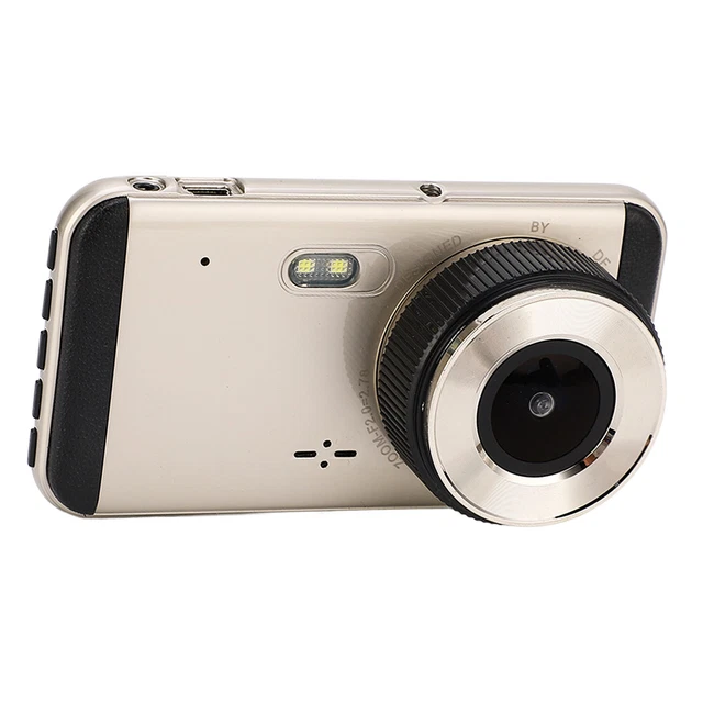 2 CHANNEL DASH Camera 1080P 4 Inch Car Driving Recorder With 170° Wide ...