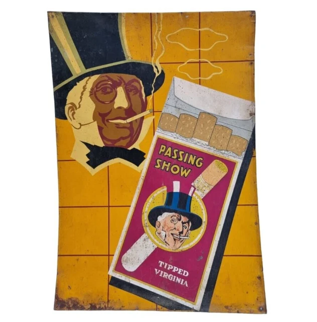 ANCIENNE PUBLICITÉ POUR cigarettes vintage ancienne Passing Show ...