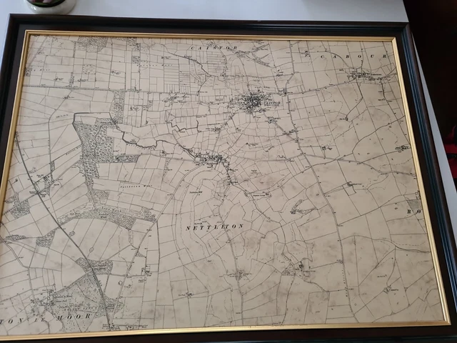 VINTAGE ORDINANCE SURVEY Map Of CAISTOR AND NETTLETON LINCOLNSHIRE. £30 ...