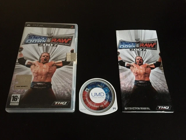 JEU WWE SMACKDOWN Vs Raw 2007 Featuring Ecw Sony Psp Edition Pal ...