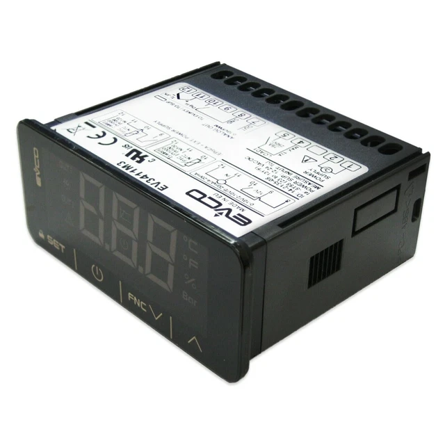 EVCO DIGITAL TEMPERATURE Controller Thermostat Ev3411M3 Refrigeration £ ...