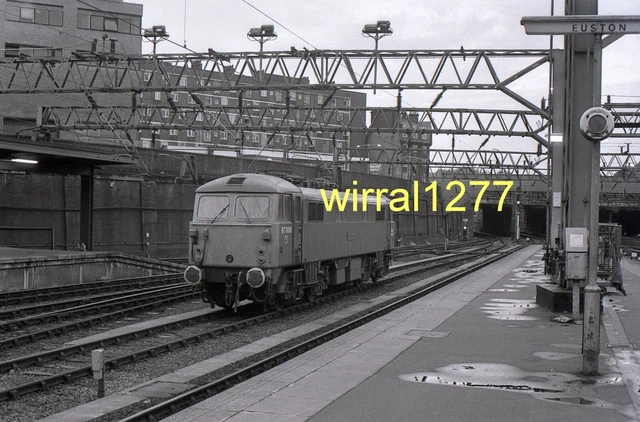 ORIGINAL RAILWAY NEGATIVE Class 87 87006 at London Euston £3.25 ...
