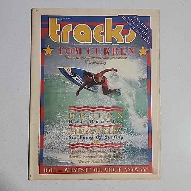 TRACKS - VINTAGE Australian Surfing Newspaper Magazine April 1986 $39. ...
