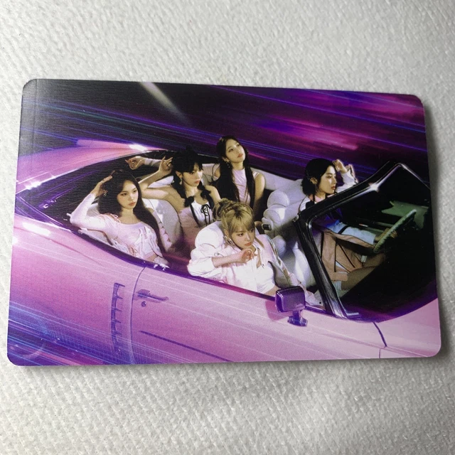 LE SSERAFIM PERFECT NIGHT Celeb K-pop Girl Photo Card GROUP Pink Car ...