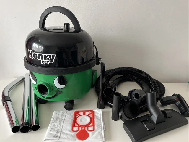 NUMATIC HENRY PET Hoover HVR Hi Flow Single Speed Green Vacuum Cleaner ...