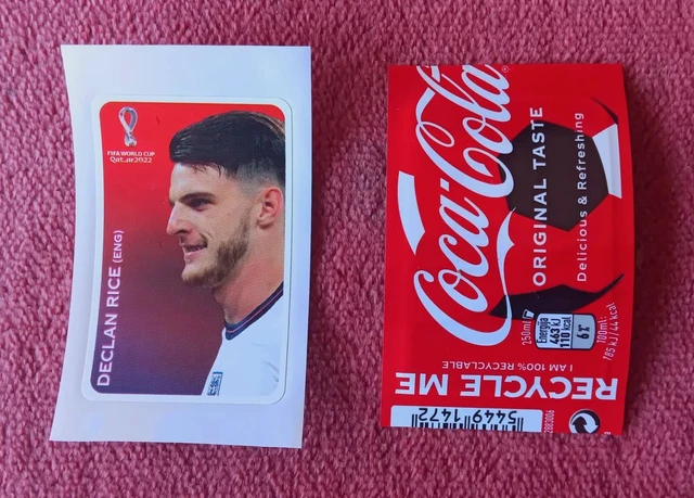 COCA COLA C9-DECLAN RICE ENGLAND Panini FIFA 2022 Qatar SERBIA £4.19 ...