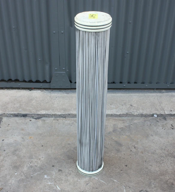 AMS FILTRATION STAINLESS sinted porous cross flow cartridge filter wine ...