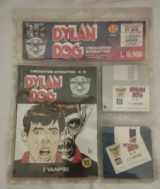 SIMULMONDO ADVENTURES GIOCO Pc-Ibm-Amiga Dylan Dog N° 10 1993 ...