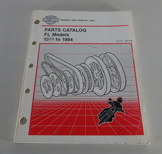 PARTIES CATALOGUE HARLEY Davidson Fl Models 1941 - 1984 A Partir De 12/ ...