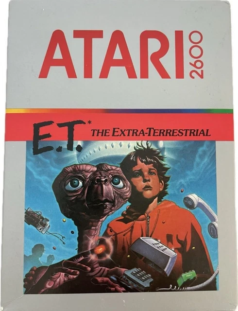 1982 E.T. THE Extra-Terrestrial Atari 2600 - Sealed box unopened EUR ...