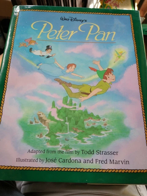 WALT DISNEY PETER Pan 1994 Todd Strasser Disney Press HCDJ Book Fairy ...