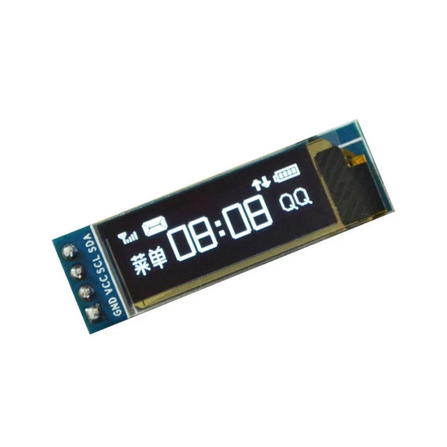 IIC I2C 0.91&128X32 White OLED LCD Display Module 3.3v 5v FOR AVR STM32 ...