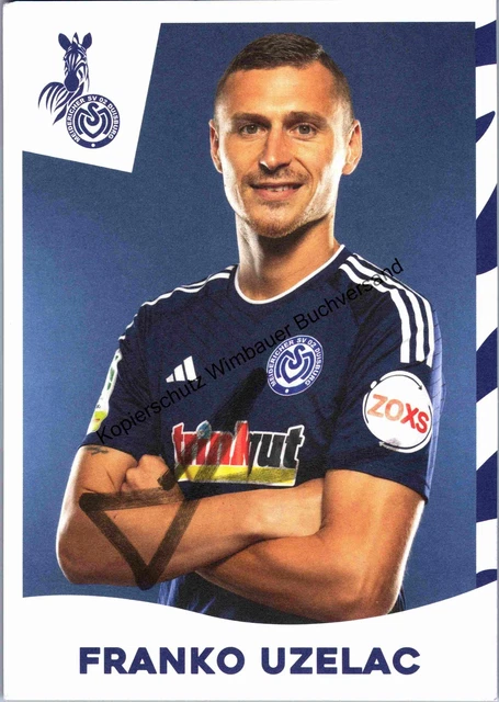 ORIGINAL AUTOGRAMM FRANKO Uzelac MSV Duisburg /// Autograph signiert ...