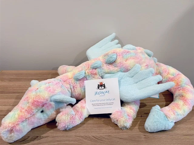 Jellycat Lazulia Dragon Plush Toys With Tag Great Ts Rainbow Dragons