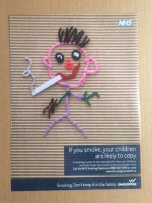 NHS GOSMOKEFREE &EX-SCRAPBOOK 2022" Original Vintage Magazine Advert ...