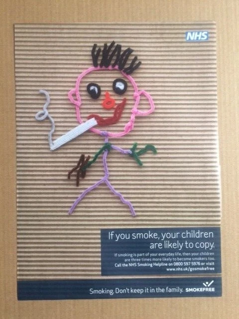 NHS GOSMOKEFREE &EX-SCRAPBOOK 2022" Original Vintage Magazine Advert ...