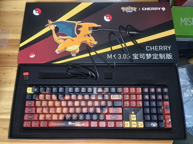 CHERRY X POKÉMON Charizard MX3.0S Wireless Mechanical Keyboard £199.00 ...