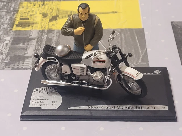 COLLECTION 1/18 SOLIDO Figurine Moto Guzzi 850 V7 Special 1971 Joe Bar Team EUR 149,99 - PicClick FR