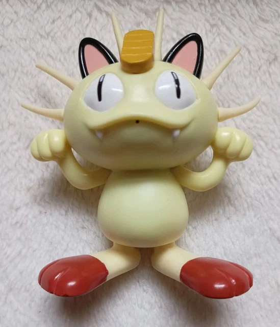 POKÉMON TALKING MEOWTH Figure 3.5” Nintendo TOMY 1998 Japanese 90’s Toy ...