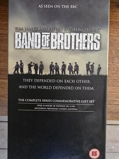 BAND OF BROTHERS VHS Tapes Boxset 2002 Complete Series Gift Set VCR £5. ...