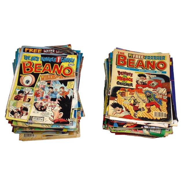 155 X VINTAGE The BEANO Comics 80s/90s/00s Dennis Job Lot Bundle D.C ...