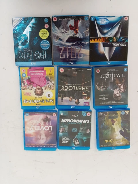 BLU-RAY MOVIE COLLECTION - 9 Titles Including Harry Potter & Sherlock £9.99 - PicClick UK