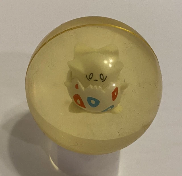 POKEMON TOGEPI BOUNCY Ball Rubber Power Pokeball Figure Vintage Tomy ...