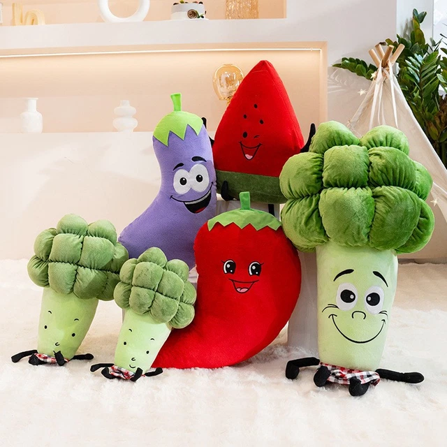 CARTOON FRUIT PLUSH Toy Watermelon Soft Stuffed Doll For Kids Bedroom ...