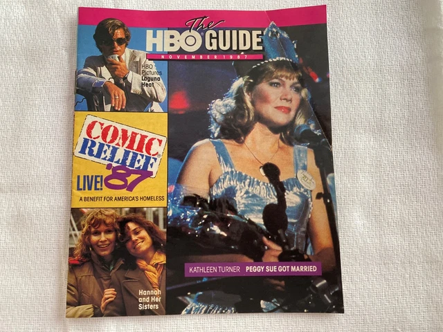 ORIGINAL VINTAGE HBO Guide Magazine Nov 1987 Peggy Sue Got Married ...