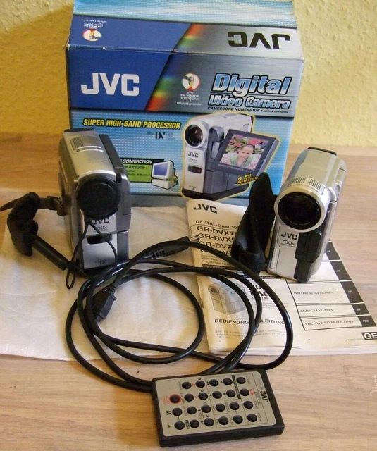 2 X CAMCORDER JVC GR-DVX400EG Mini DV OVP & Manual RM-V717U & JVC GR-DX25 DV EUR 42,00 - PicClick DE