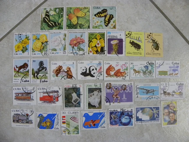 LOT + 100 Timbres Collection Laos Rda Nicaragua Pologne Hongrie ...