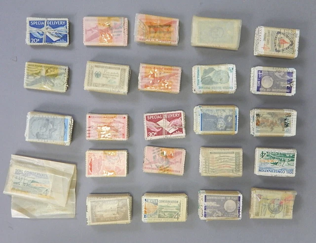 1950S STAMP COLLECTION Postage Lot Bundle Sheet Special Delivery 4 5 20 ...