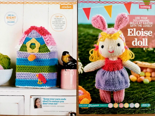 SACHIYO ISHII DK Toys KNITTING PATTERNS Toy Eloise Doll + Bird House £1 ...